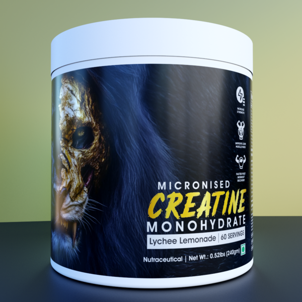 Creatine monohydrate Flavoured Lychee Lemonade 240 gm – jeewanihealthcare